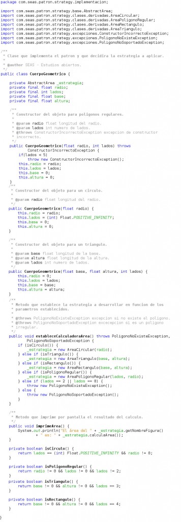 Patrones de diseño en Java: Patrón Strategy | Blog SEAS